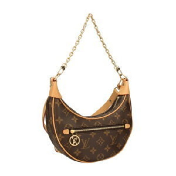 Louis Vuitton | Bags | Louis Vuitton Bag Monogram Brown Shoulder Loop ...